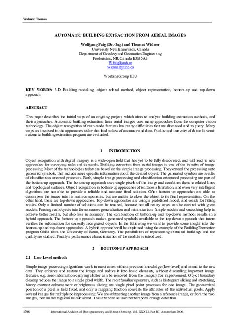 pdf automatic building extraction from aerial images