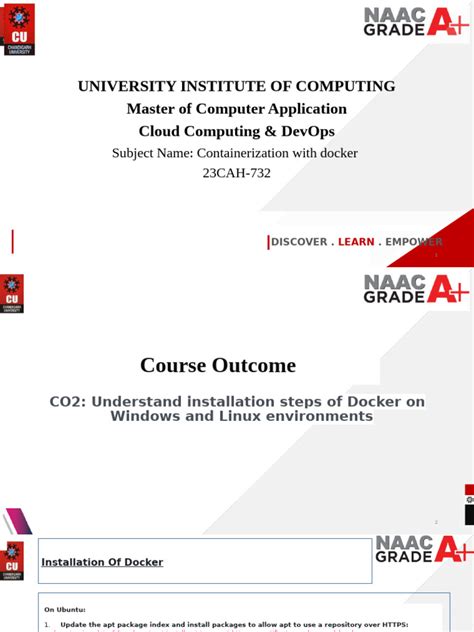 Lecture Notes 1 2 1 Installation Of Docker Docker Hub Difference Between Docker Image And