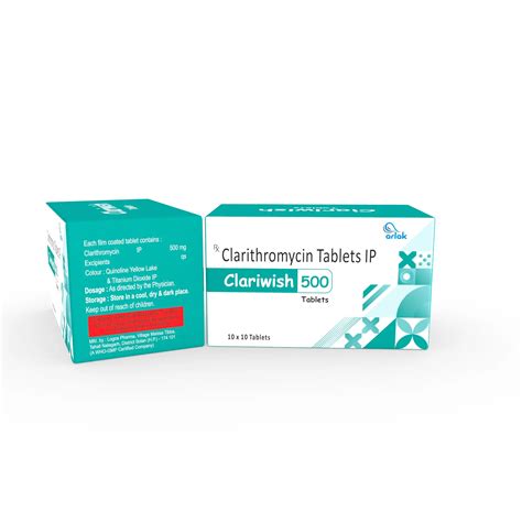 Clarithromycin Tablets Ip Mnaufactrurer And Franchise