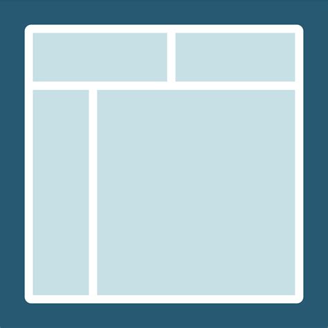 Premium Vector Grid Empty Photo Frame Template Organize Gallery Pictures