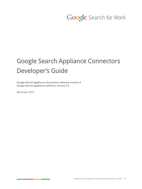 Pdf Gsa Connector Dokumentips