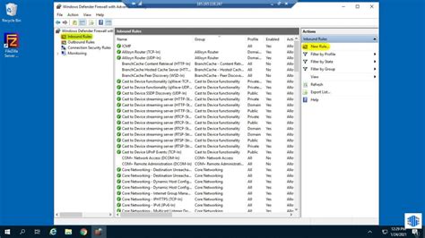 آموزش باز کردن پورت در فایروال ویندوز سرور