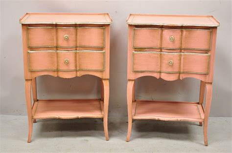 Pair Of John Widdicomb Bubblegum Pink French Hollywood Regency Style