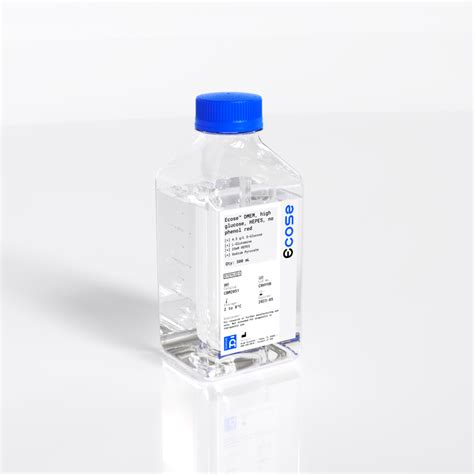 Ecose™ Dmem High Glucose Hepes No Phenol Red Avam