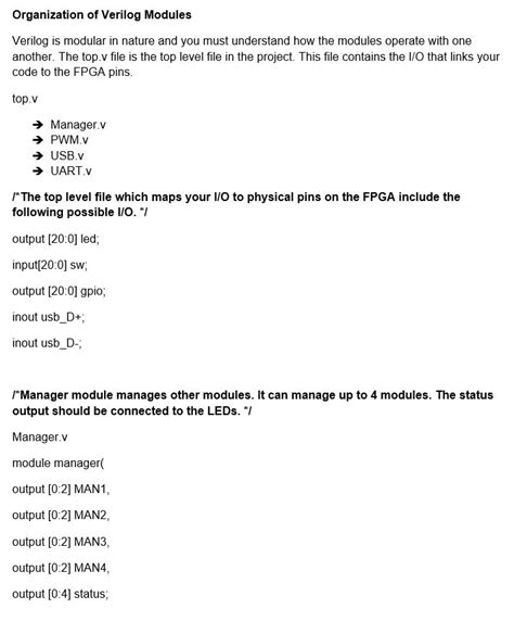 Organization Of Verilog Modules Verilog Is Modular In