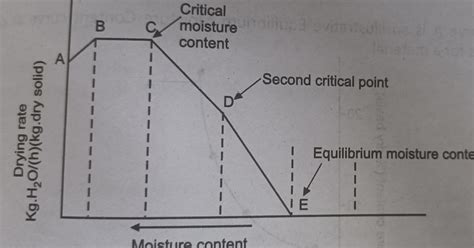 Rate Of Drying Curve