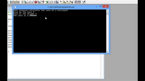 how to make a program in borland c youtube
