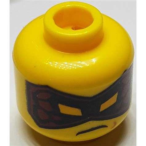Lego Yellow Dragons Rising Cole Head Recessed Solid Stud Brick Owl Lego Marketplace