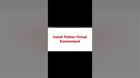 How to Create Virtual Environment in Python #coding #pythonprogramming#Virtual environment# ...