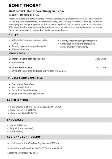 Rohit Thorat Msc Cybersecurity 8766545549 · Rohitthorat162 Gmail