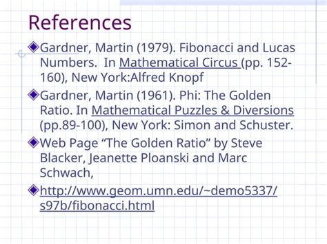 Fibonacci Sequence M Mathematics Abd Sciencer Ppt