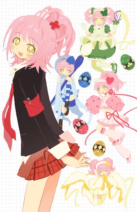 Hinamori Amu Amulet Heart Amulet Spade Amulet Clover And Amulet Dia