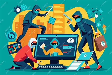 A Group Of Hackers Infiltrates A Computer System Stealing Sensitive