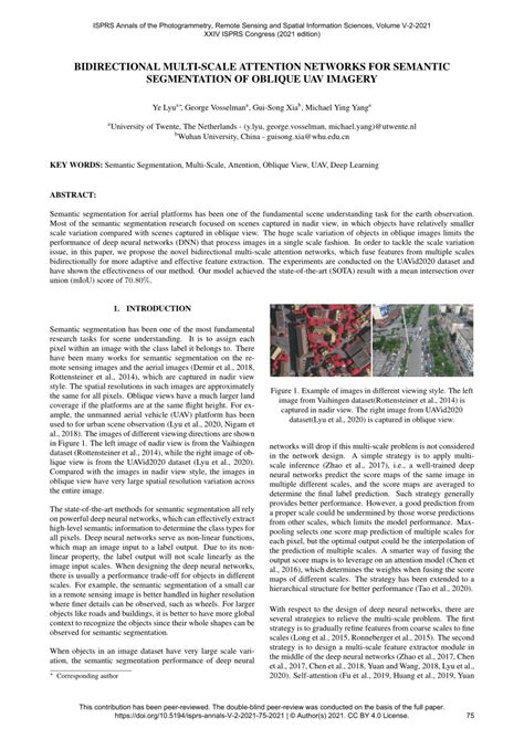 Pdf Bidirectional Multi Scale Attention Networks For Semantic