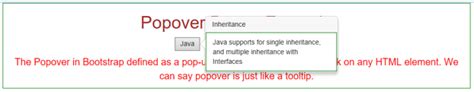 Bootstrap Popover How Does Popover Work In Bootstrap