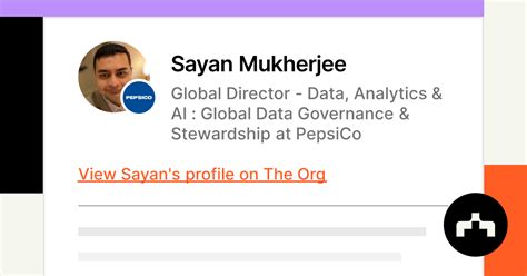 Sayan Mukherjee Global Director Data Analytics And Ai Global Data