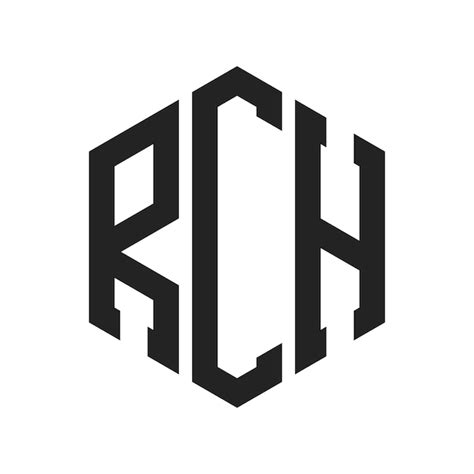 Premium Vector Rch Logo Design Initial Letter Rch Monogram Logo Using