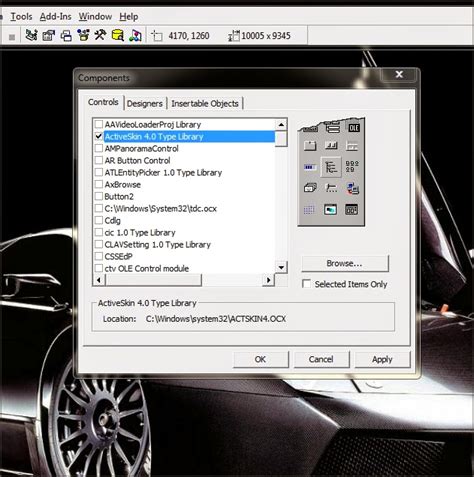 Percantik Form Visual Basic 60 Dengan Activeskin
