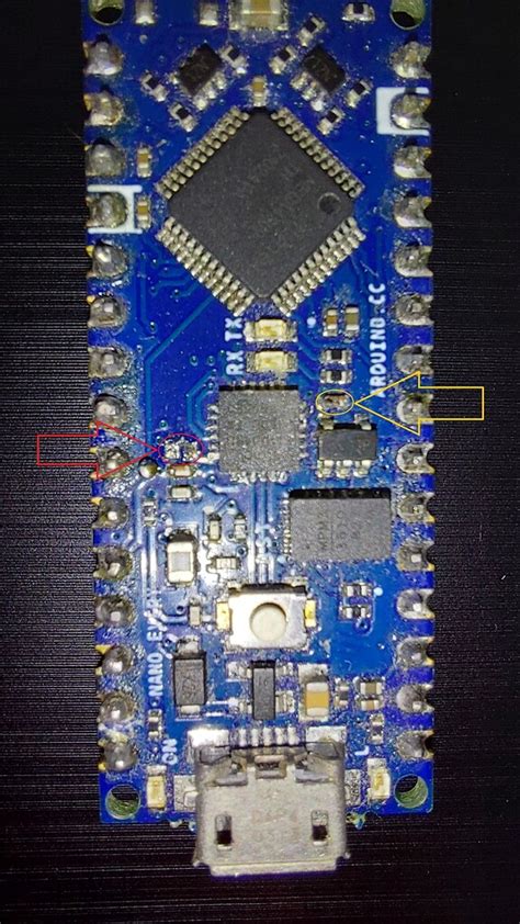 Help I Desoldered A Component On My Arduino Nano Every Board Nano Every Arduino Forum