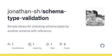 GitHub Jonathan Sh Schema Type Validation Simple Library For Checking Schema Types By Another