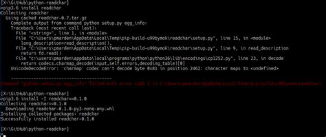 Error In Pip Install Readchar · Issue 26 · Magmaxpython Readchar · Github
