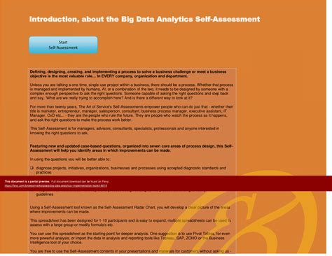 Big Data Analytics Implementation Toolkit Template Excel Xls