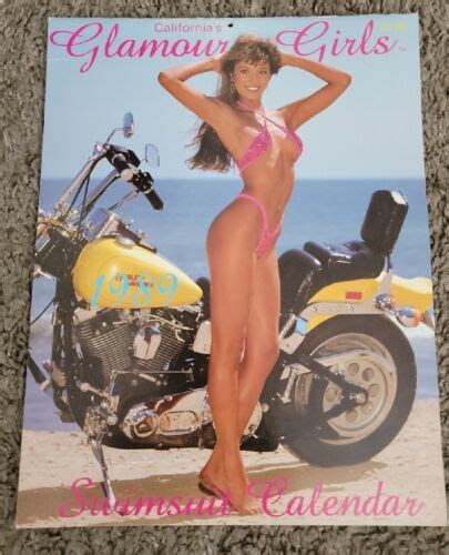 Vintage 1989 Calendar Californias Glamour Girls Swimsuit Pics