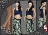 Second Life Marketplace Kralus Mesh Bohemian Chic Blue Floral