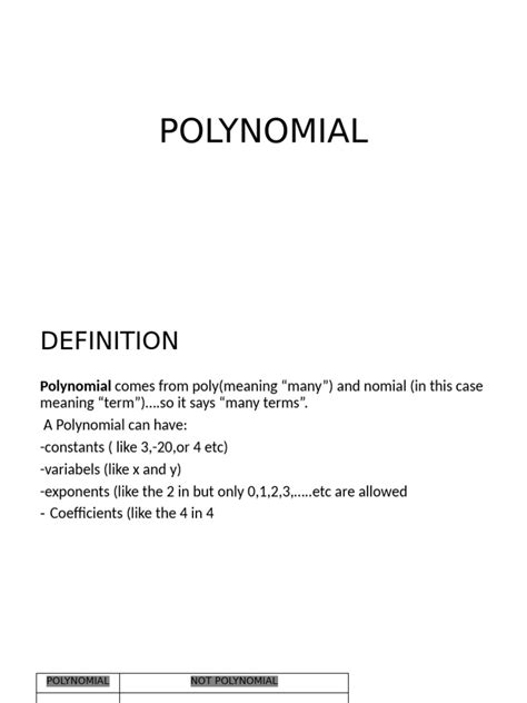 polynomial pdf