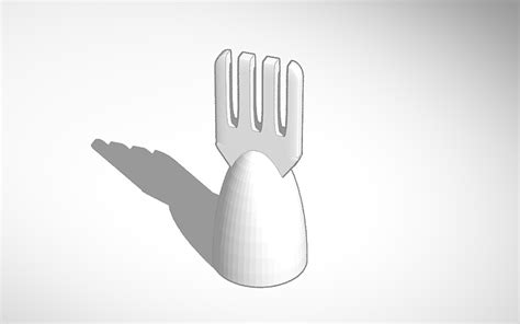 3d Design Finger Fork Tinkercad