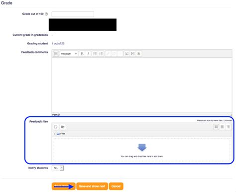 adding feedback files to an assignment atlas tlt