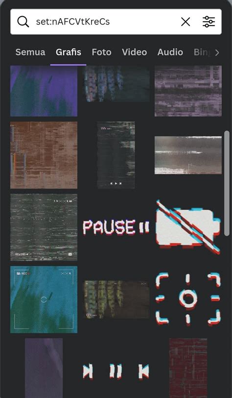 glitch canva keyword element di 2024 desain grafis cara menggambar