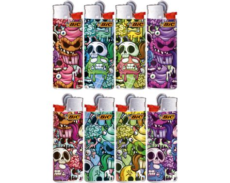 P150 Briquets J25j26 Bic Monster Présentoirs Bic Briquets Bic