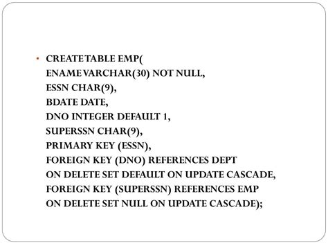 ppt schema definition constraints and queries and views powerpoint