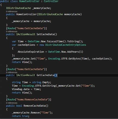 Working With A Distributed Cache In ASP NET Core