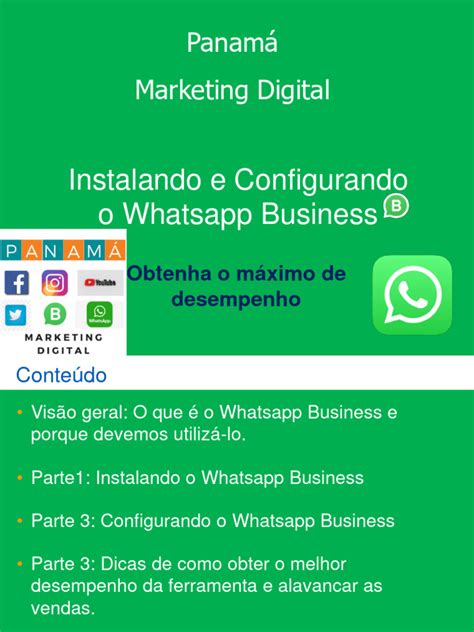 Instalando E Configurando O Whatsapp Business Pdf Aplicativo Para