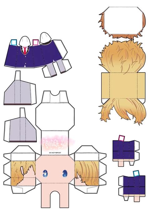 Hoshino Aquamarine Oshi No Ko Papercraft In 2024