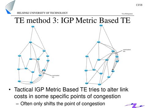 Ppt Igp Metric Based Traffic Engineering For Network Optimization