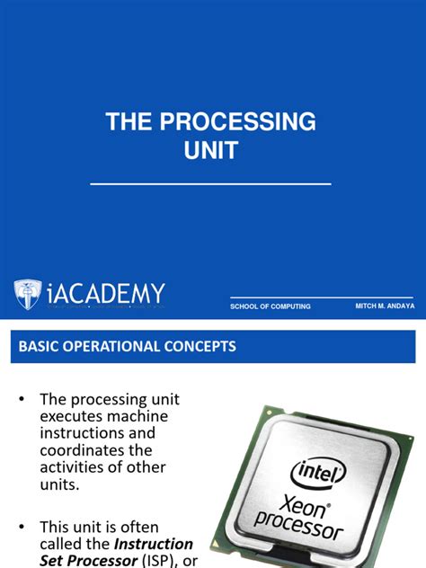 Chapter 02 The Processing Unit | PDF | Central Processing Unit | Computer Data Storage