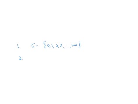 solved determine the sample space for each of the following random
