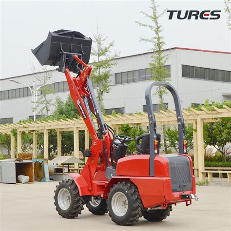 China Iso Approved Front Discharge Heracles Loaders Radlader Small Wheel Mini Loader Hr180