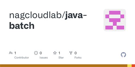 Github Nagcloudlabjava Batch
