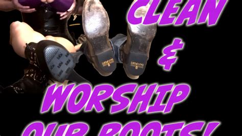 Dominantjade Clean And Worship Our Boots Manyvids