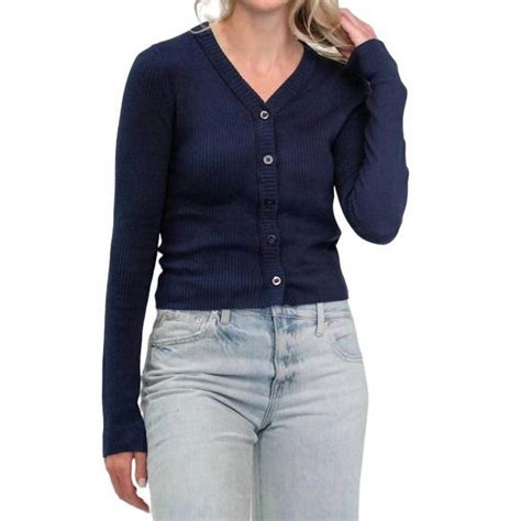 Margaret Oleary Sweaters New Margaret Oleary Rib Cardigan In Salt