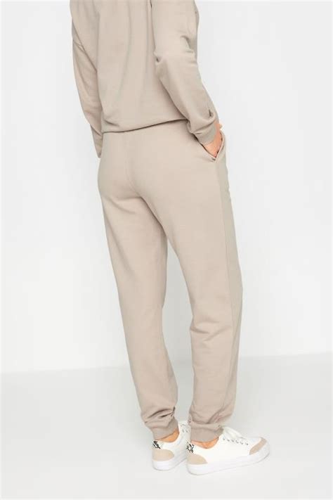 Lts Tall Stone Brown Cuffed Drawstring Joggers Long Tall Sally
