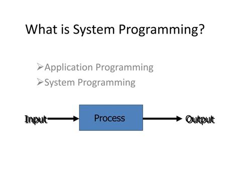 PPT System Programming PowerPoint Presentation Free Download ID 3286146