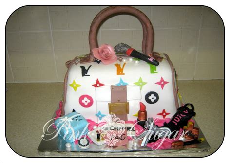 Pink Sugar Louis Vuitton Handbag Cake