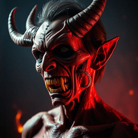 Morphing Into A Demon Hyperrealistic