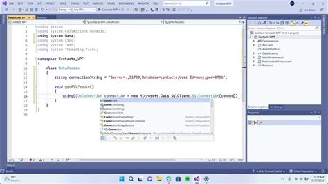 Creating A Controller Connecting Dotnet Application To Sql Server