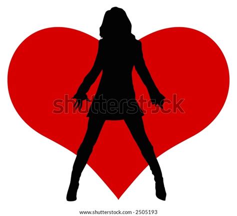Sex Girl Vector Illustration Stock Vector Royalty Free Shutterstock